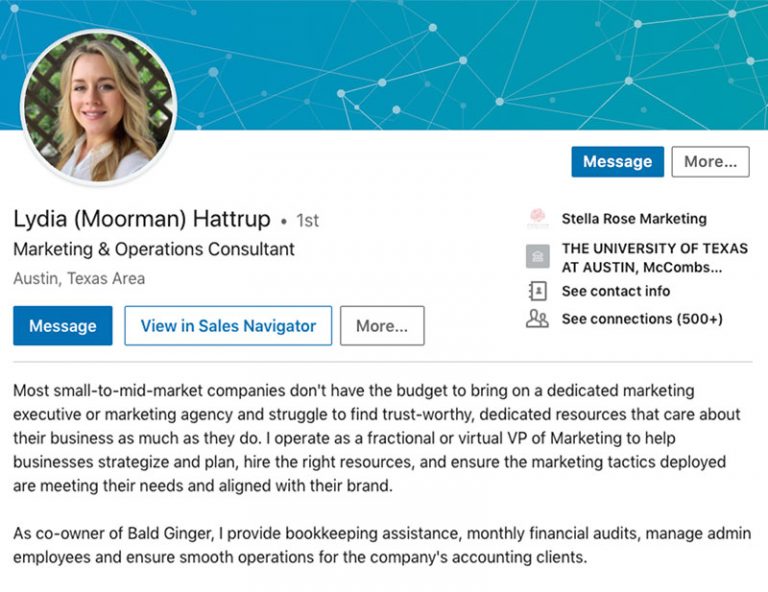 6个可以让你赢得第一印象的LinkedIn Summary/领英摘要 - 红板砖外贸开发信